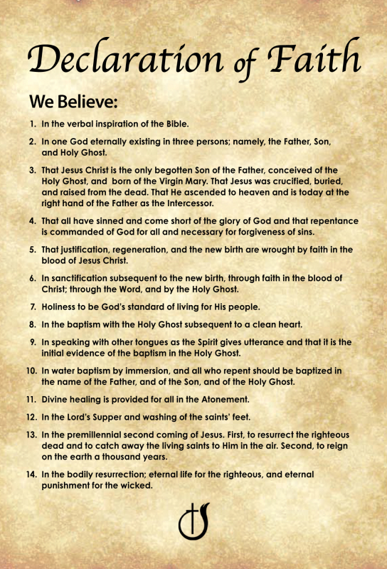 Declaration Of Faith Magnet - Pathway Bookstore
