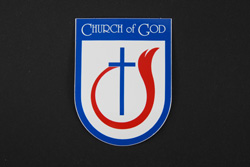 COG Blue & White Vinyl Shield Sticker - Pathway Bookstore