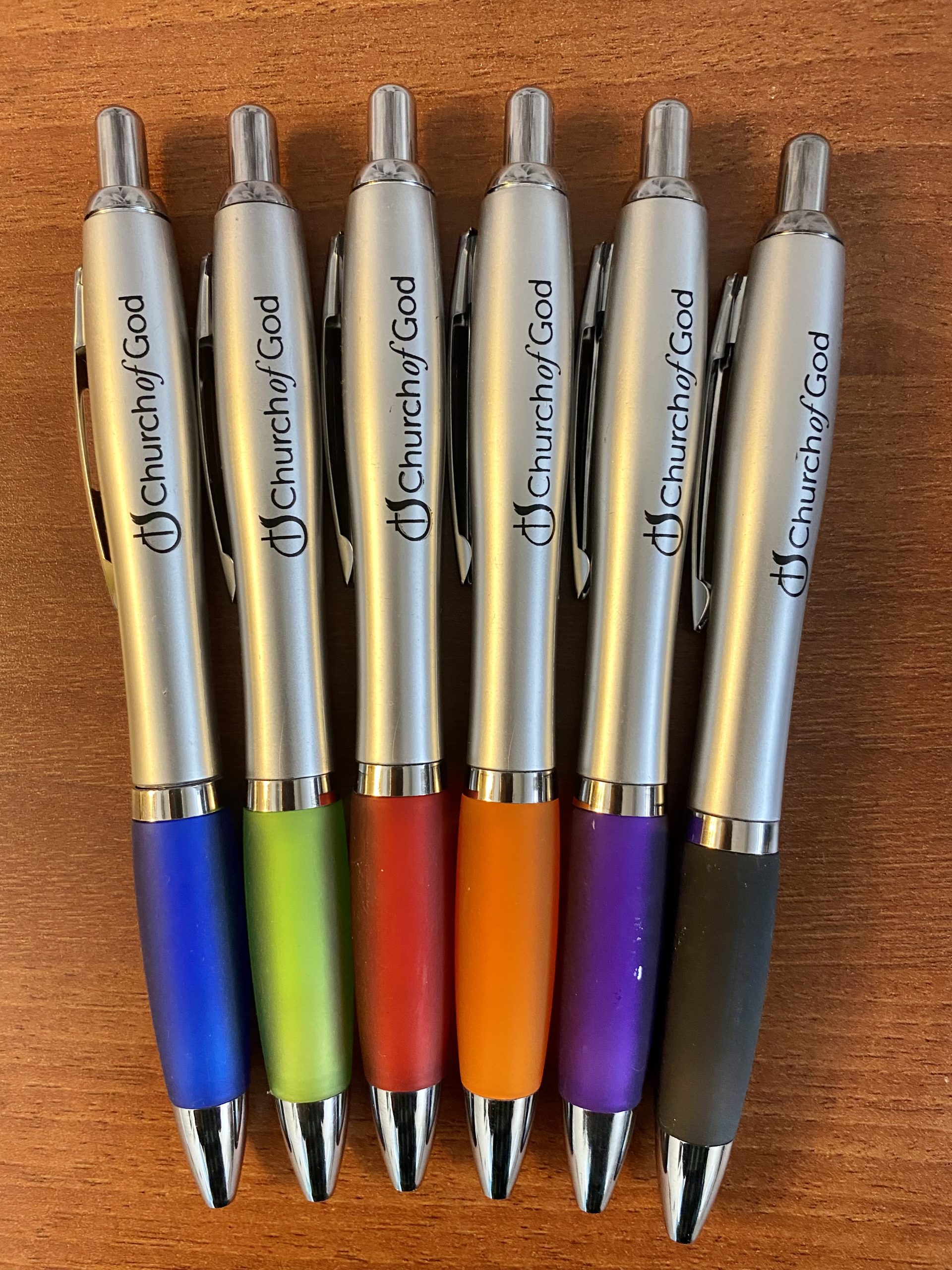 COG Pen Satin Silver Assorted Colors - Pathway Bookstore