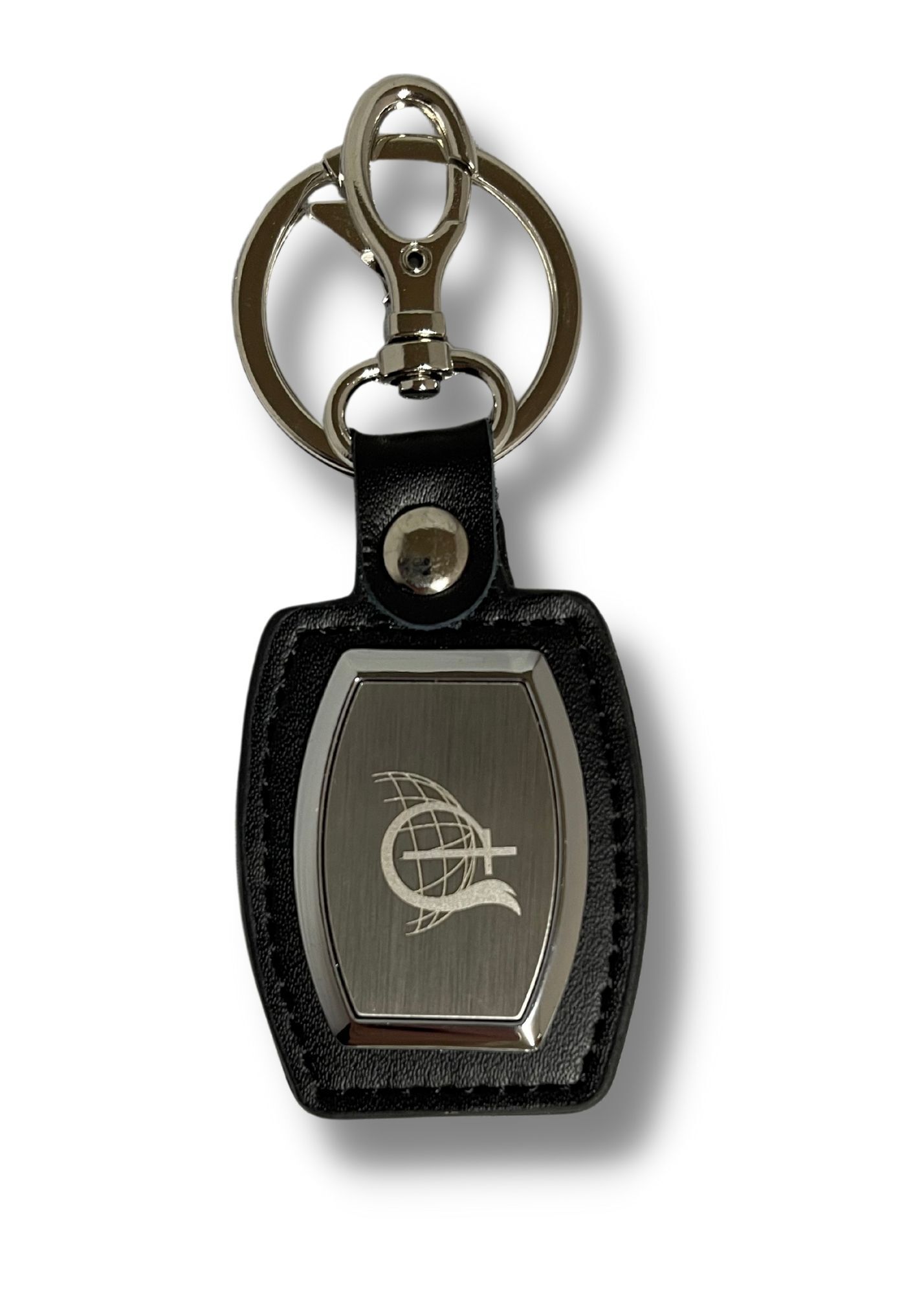 COG Keychain Black Leatherette - Pathway Bookstore
