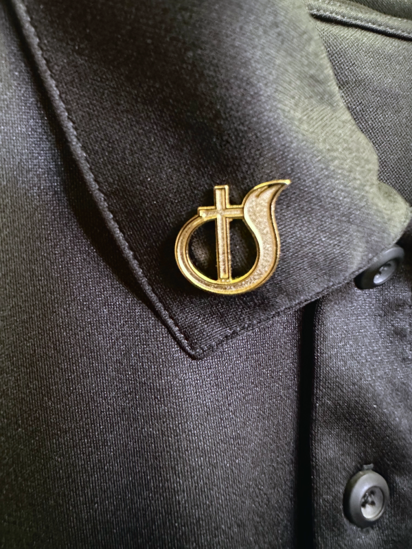 COG Pin Cross & Flame - Pathway Bookstore